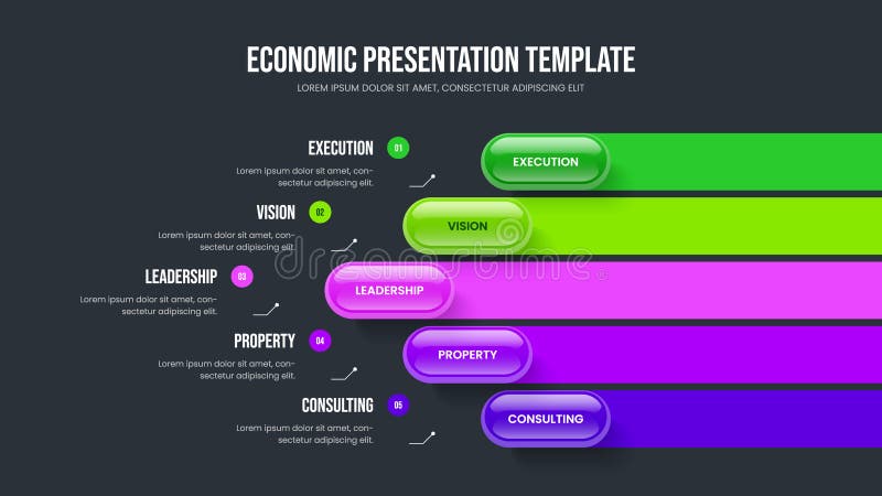 Modern Insight 1 Option Infographic Slideshow Layout Stock Vector ...