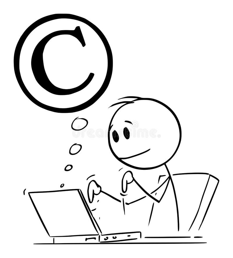 Copyright Law Cartoon Stock Illustrations – 236 Copyright Law Cartoon ...