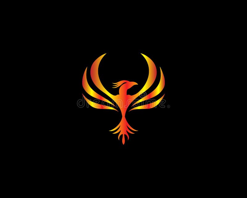 Creative Phoenix Logo Icon Design Stock Vector - Illustration of symbol ...