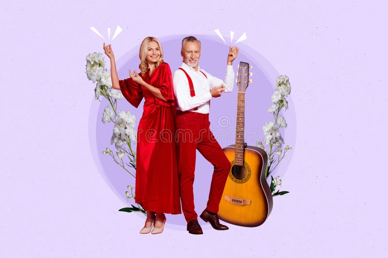 Creative Photo Collage Illustration Artwork Of Positive Cheerful Funny