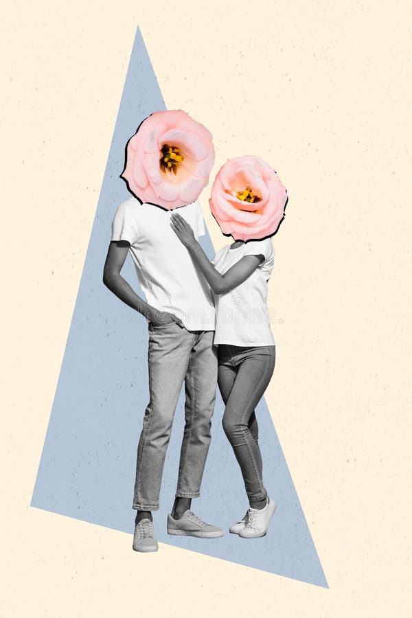 Creative Photo 3d Collage Artwork Poster Postcard Of Wife Husband
