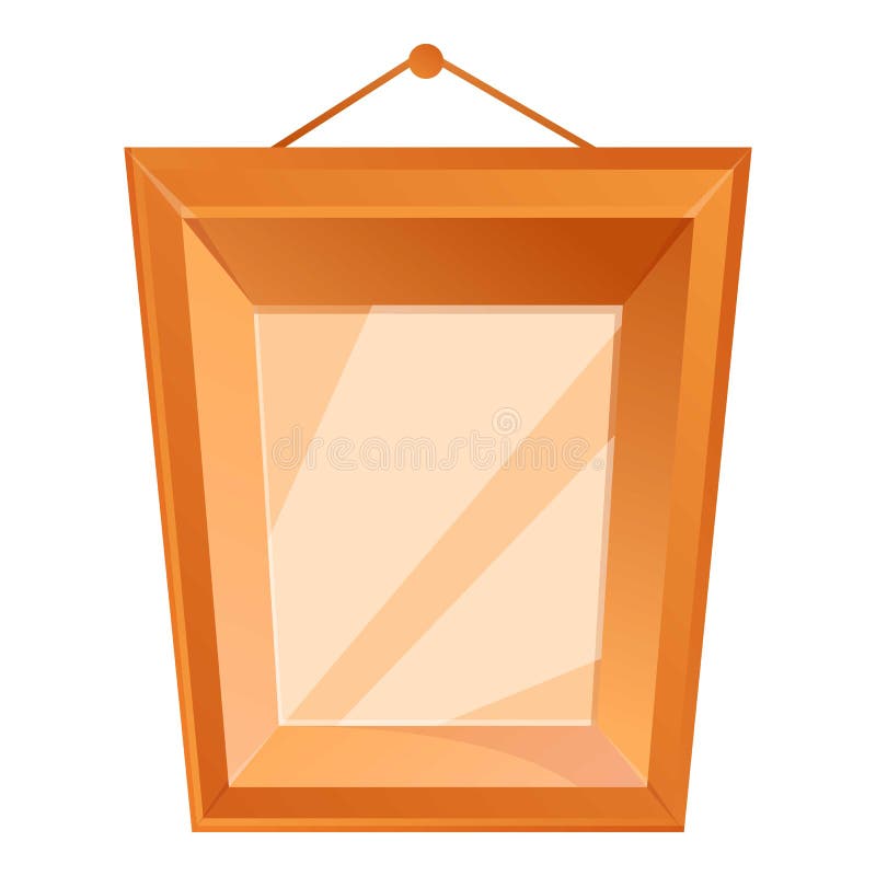 Creative Photo Frame Icon, Cartoon Style Stock Vector - Illustration of ...