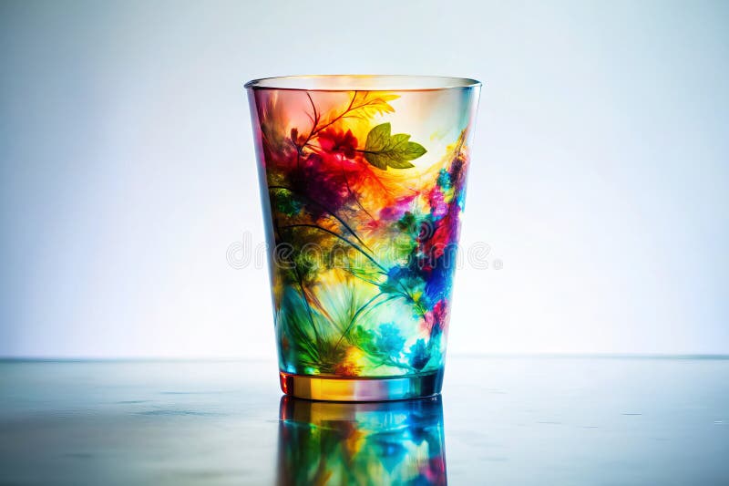 Creative Photography Background Translucent Plastic Glass with Double ...