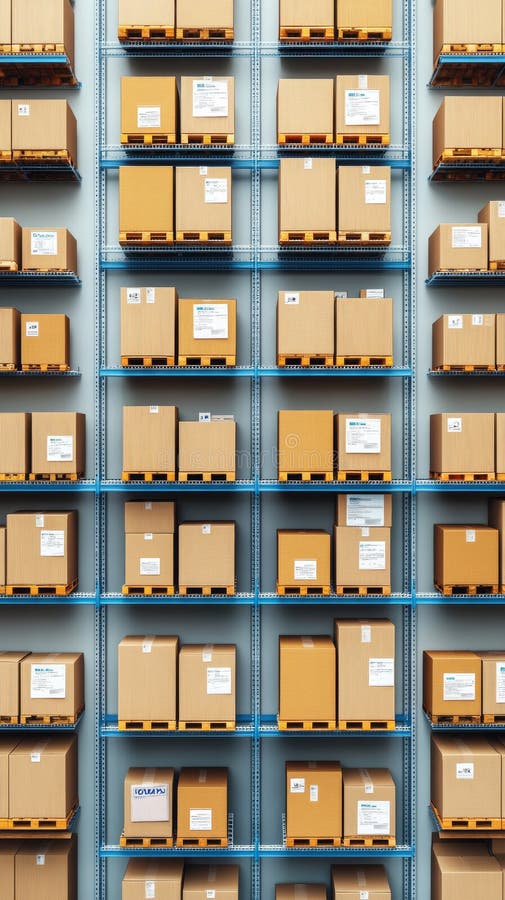 Creative Placement of Cardboard Boxes on a White Backdrop, Offering ...