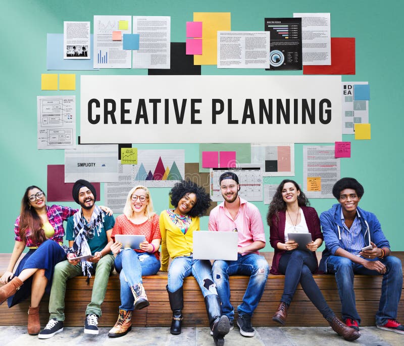 Creative Planning Process Evaluation Ideas Insight Concept Stock Image ...