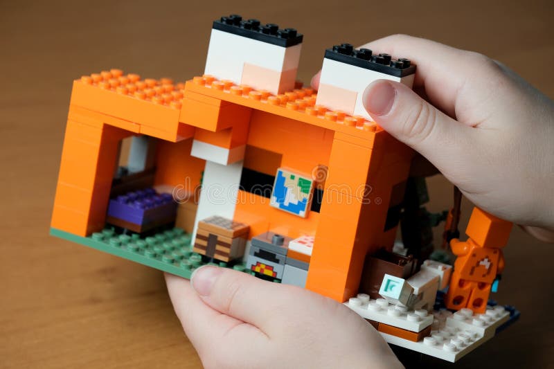 Creative Playtime with Colorful Building Blocks Showcasing Imagination ...