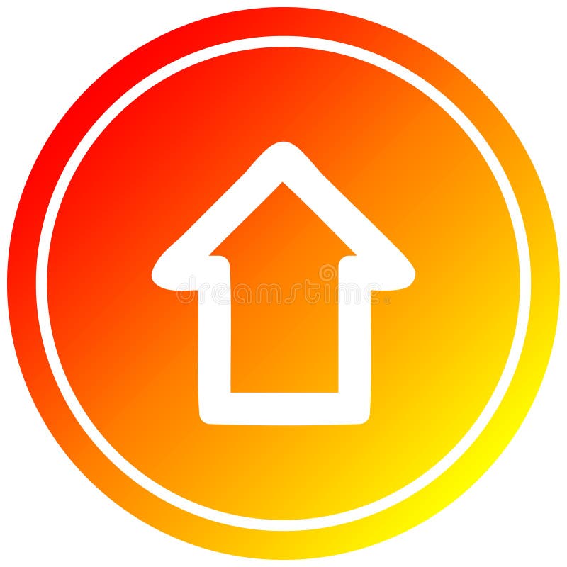 A Creative Pointing Arrow Symbol Stock Vector - Illustration of sign ...