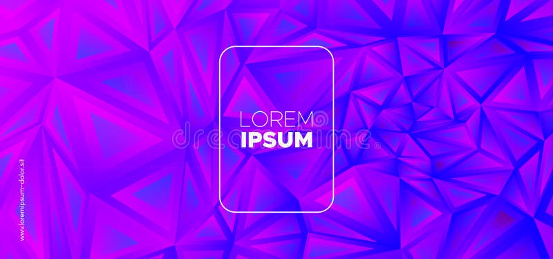 Creative Polygon Wallpaper. Digital Triangles Stock Vector ...