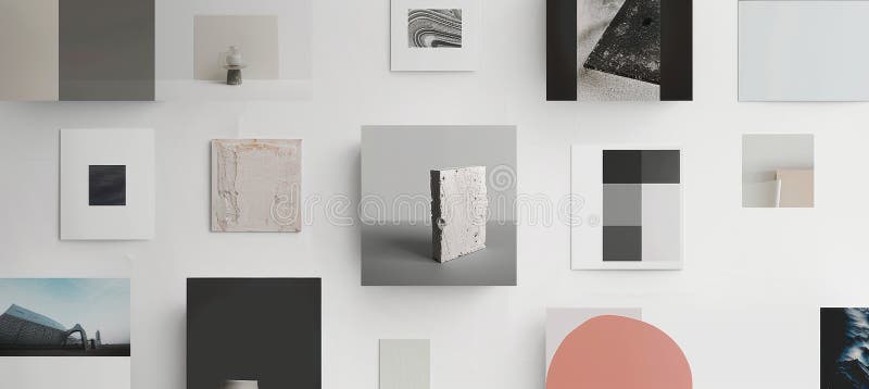 Creative Portfolio Layout with Modern Grid Design for Agency Showcase ...