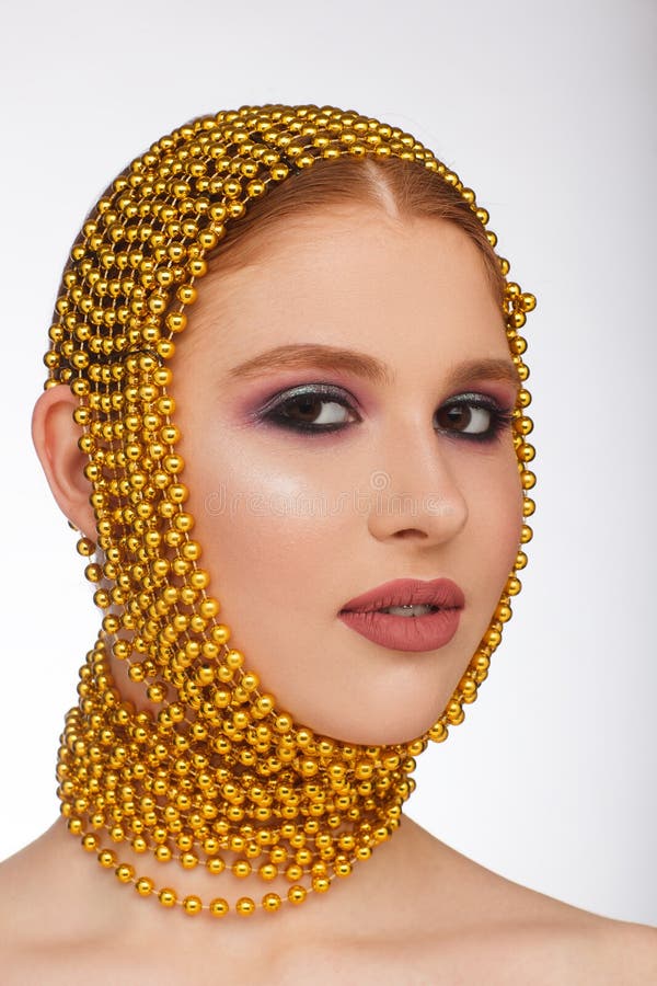 Creative Portrait of an Interesting Woman in an Unusual Style Using ...