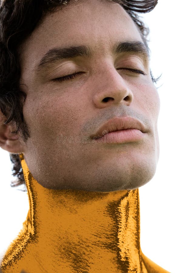 A Creative Digitally Manipulated Portrait Stock Photo - Image of makeup ...