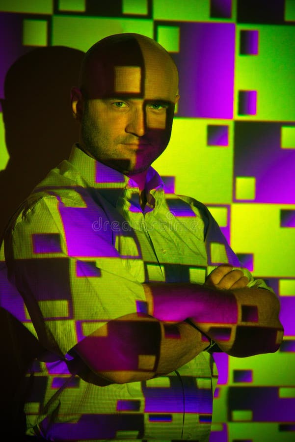 Creative portrait of a man stock photo. Image of looking - 45734850