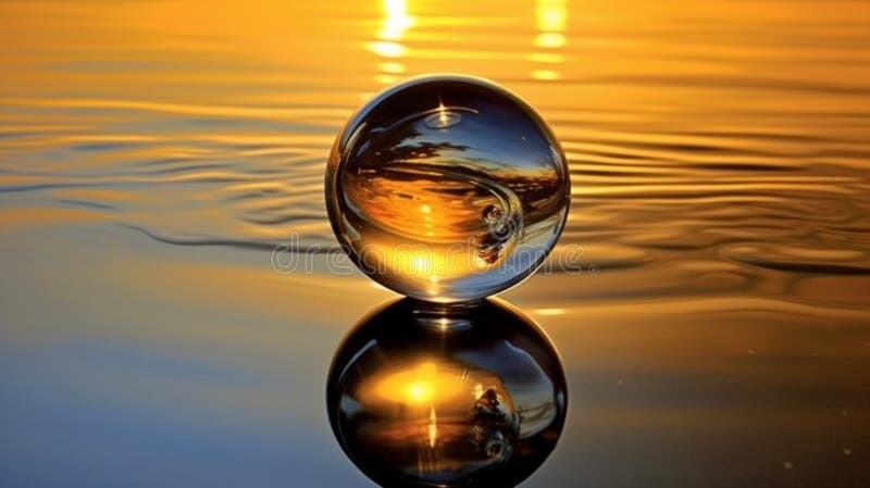 Generative AI, Reflections Reflections in Water, Glass To Create ...