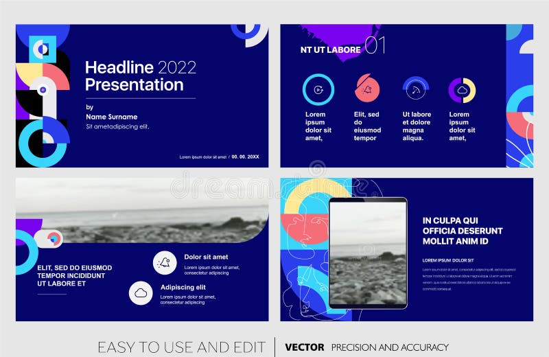 Creative Presentation Templates with Editable Design Elements and ...