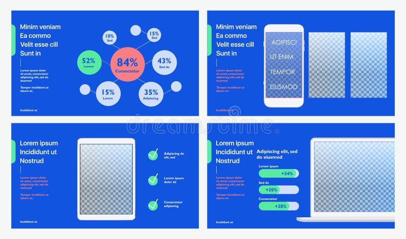 Blue Power Point Templates Stock Illustrations – 743 Blue Power Point ...