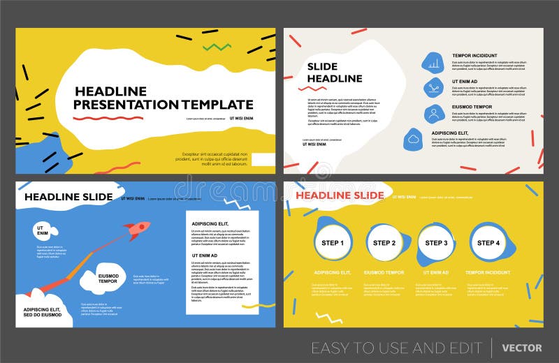 Creative Presentation Templates with Editable Design Elements and ...