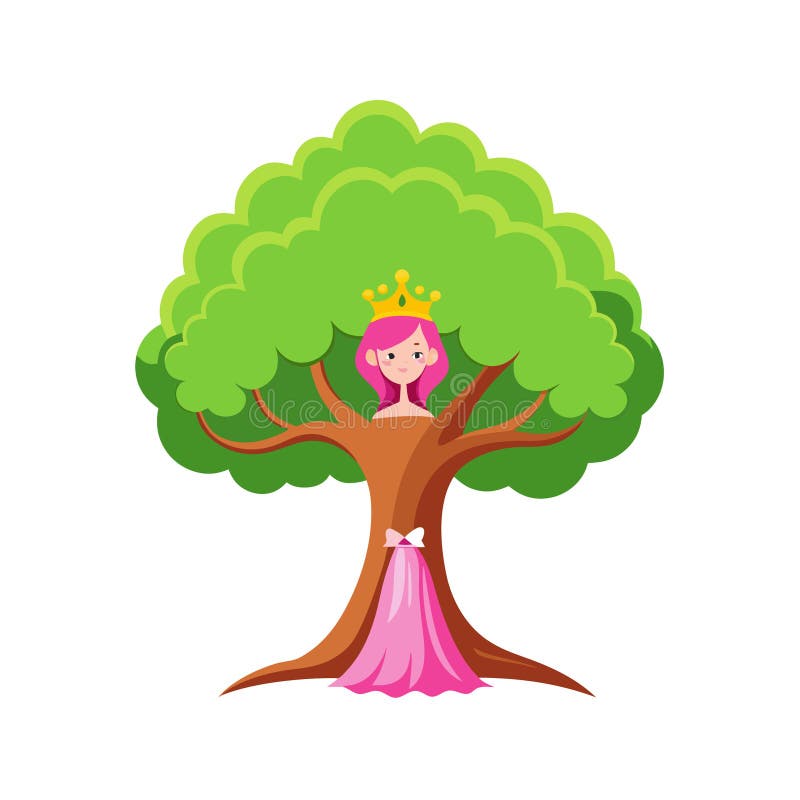 Creative Princess Tree Artwork Stock Image - Illustration of princess ...