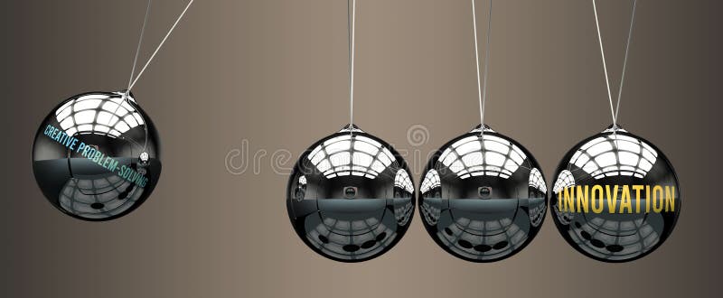 Creative Problem Solving Leads To Innovation. Cause and Effect Relation ...