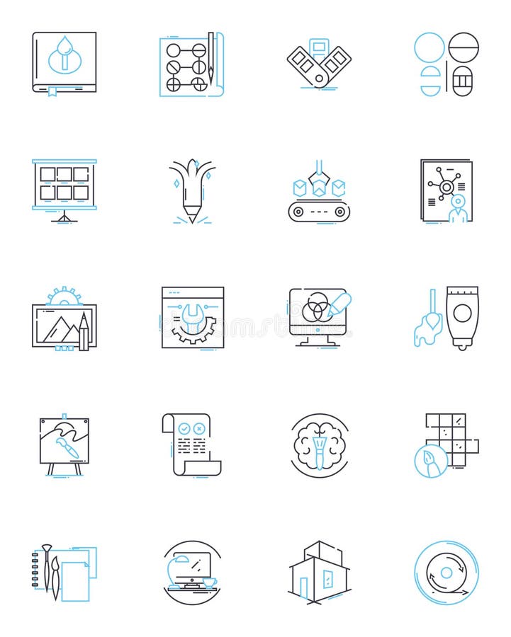 Creative Problem-solving Linear Icons Set. Innovation, Resourceful ...