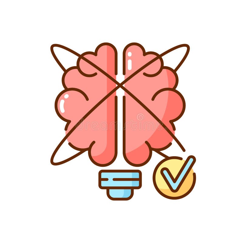 Creative Problem Solving Process Stock Illustration - Illustration of ...