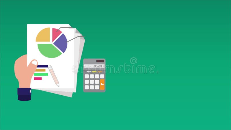 Creative Process Animation about Accounting Concept Stock Footage ...