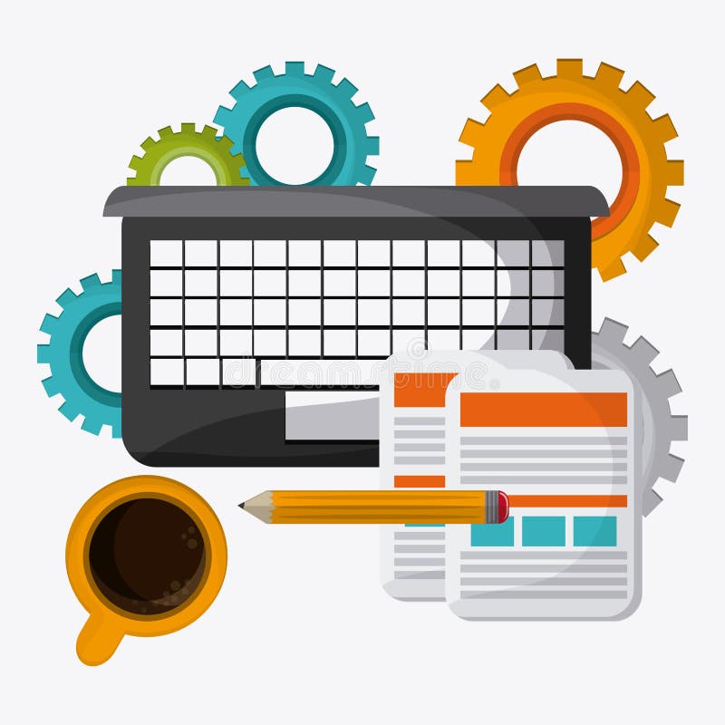 Creative Process Colorful Design, Illustration Stock Illustration ...