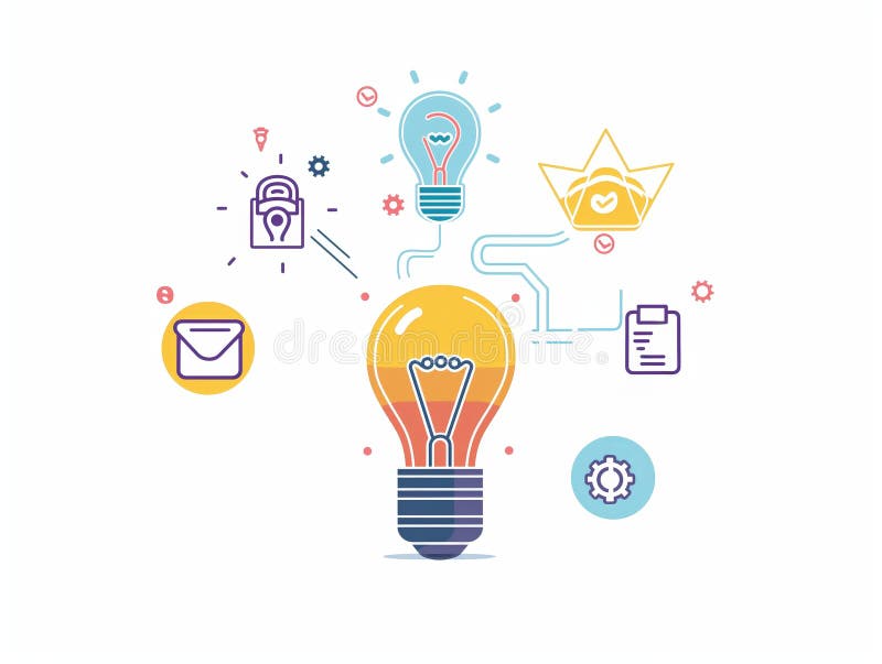 Creative Process Concept Illustration Stock Illustration - Illustration ...