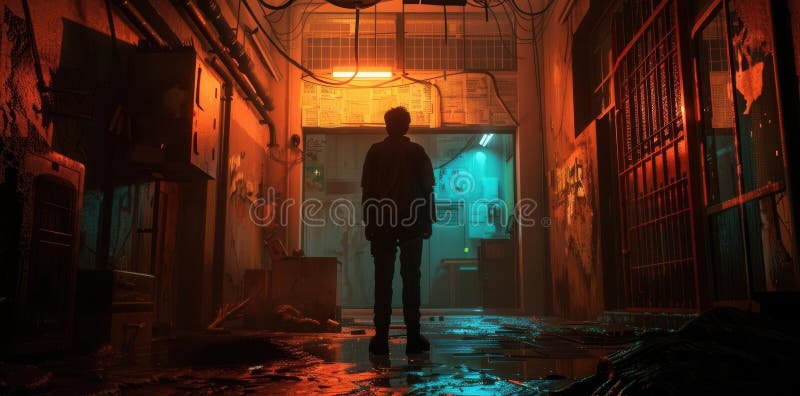 Creative Process. Game Designer Developing a Game Storyline Concept ...