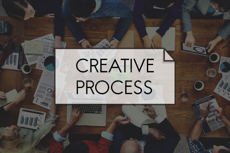 Creative Process Imagination Invention Interactive Concept Stock Image ...