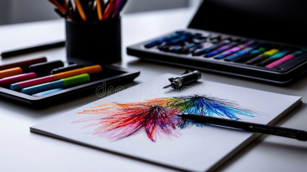 Creative Process Unleashed Exploring Graphic Design Tools in a Colorful ...