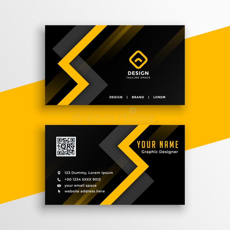 Creative Professional Business Card Template for Company Branding Stock ...