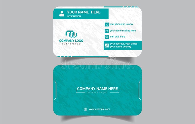 Creative Professional Corporate Business Card Design Template Vector ...
