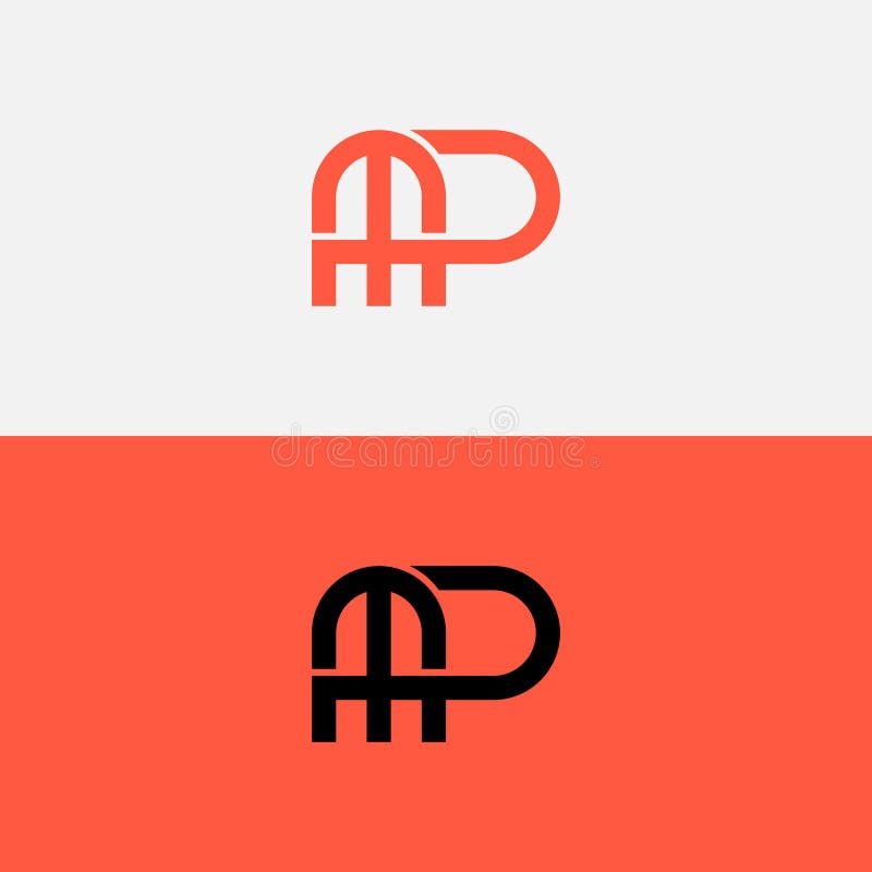 Creative Professional Trendy and Minimal Letter AD AP Logo Design in ...