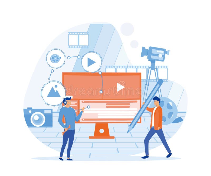 Creative Professionals Team Animators, Designers Creating Animated ...