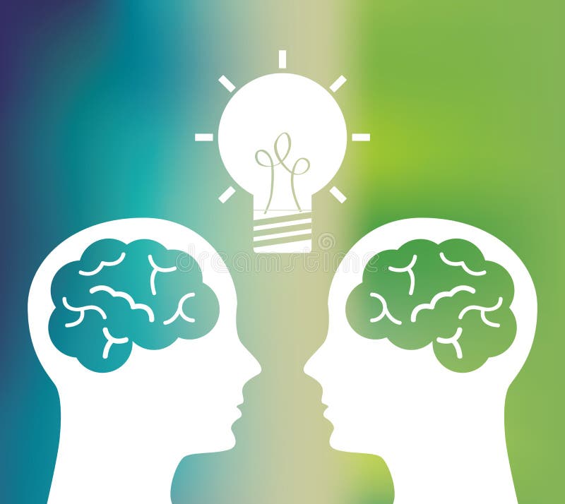 Creative profile design stock illustration. Illustration of idea - 73057263