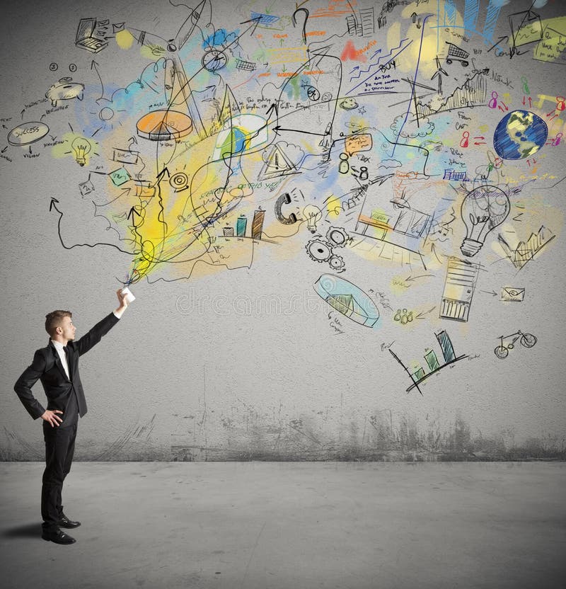 Creative project stock photo. Image of artistic, drawing - 40903940