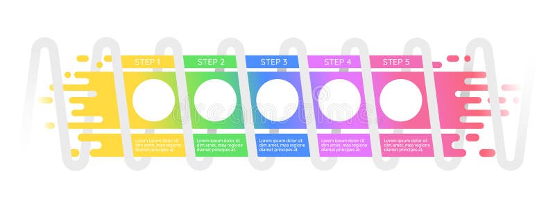 Creative Project Infographic Chart Design Template Stock Vector ...