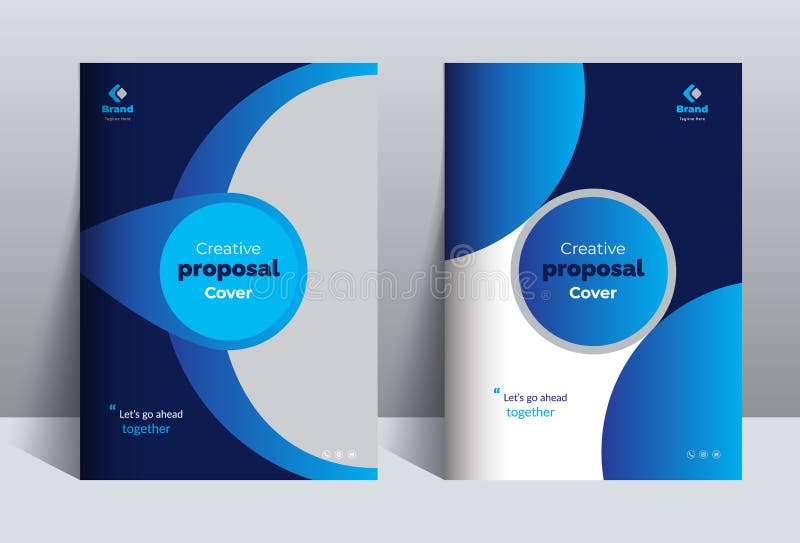 Creative Proposal Cover Design Template Adept for Multipurpose Projects ...