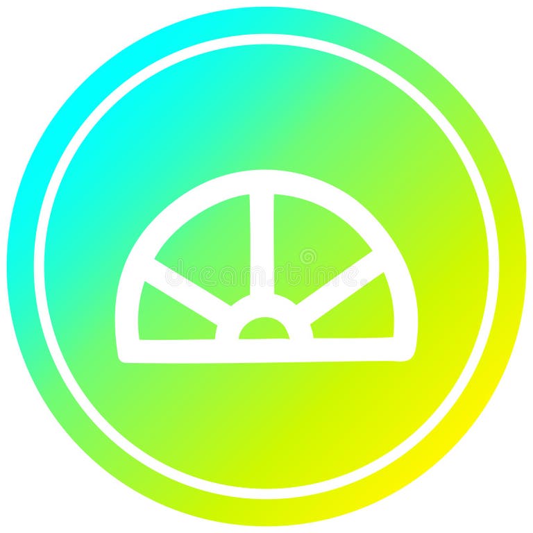 Protractor Math Equipment Circular Icon Stock Illustrations – 78 Protractor Math Equipment ...