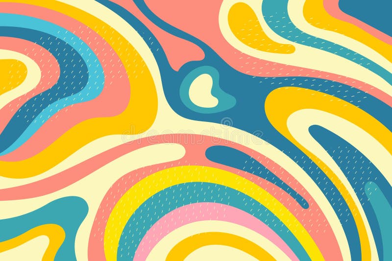 Creative Psychedelic Geometric Colorful Background with Patterns ...