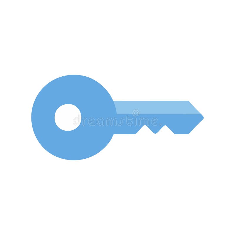 Creative Public Key Icon Representation Stock Vector - Illustration of ...