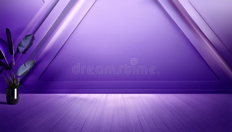 Creative Purple Landing Page Backdrop with Mock Up Place. 3D Rendering ...