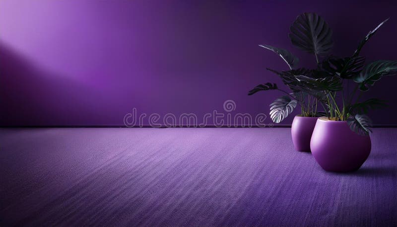Creative Purple Landing Page Backdrop with Mock Up Place. 3D Rendering ...