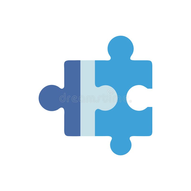 Creative Puzzle Piece Icon for Challenges Stock Photo - Illustration of ...