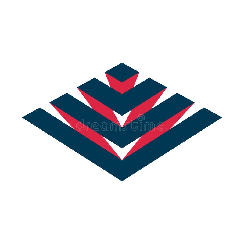 Creative Pyramid Technology and Innovation Logo Design Idea. Stock ...