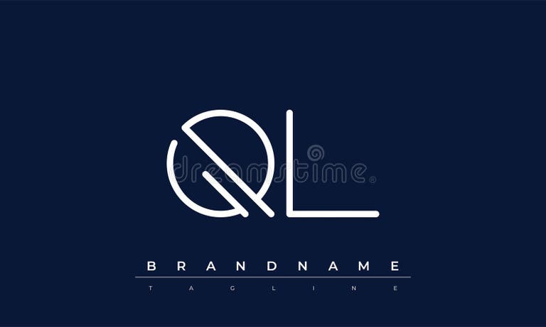 Creative QL Letter Initial Logo Vector Image Stock Vector ...