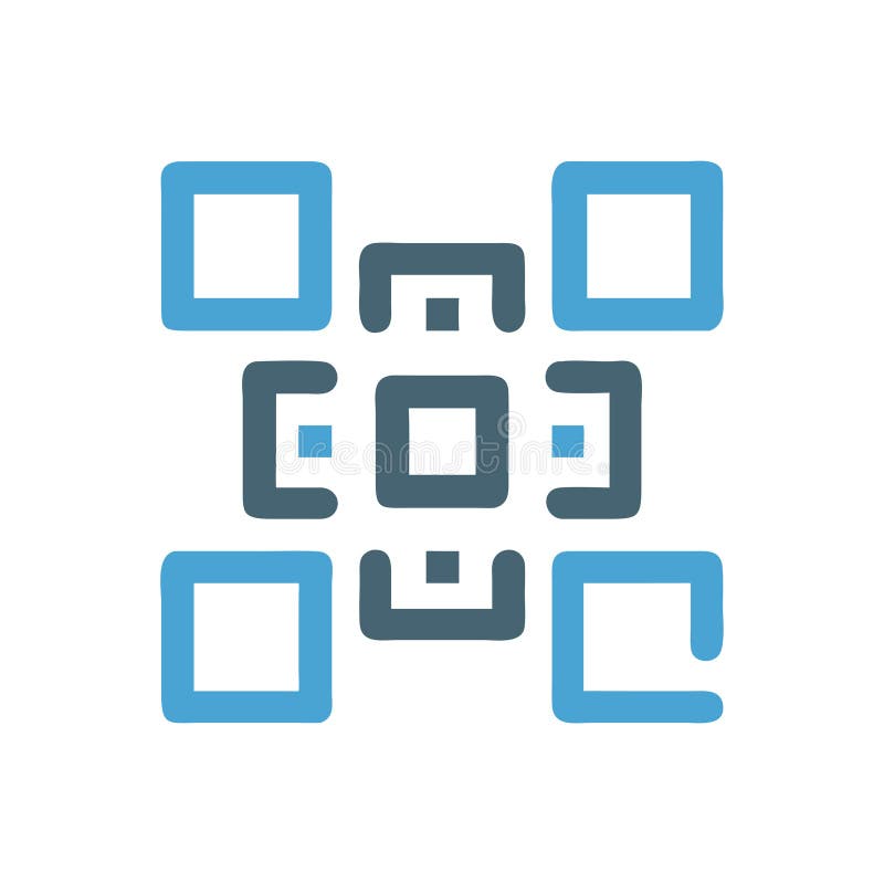 Creative QR Code for Unique Links Stock Vector - Illustration of links ...