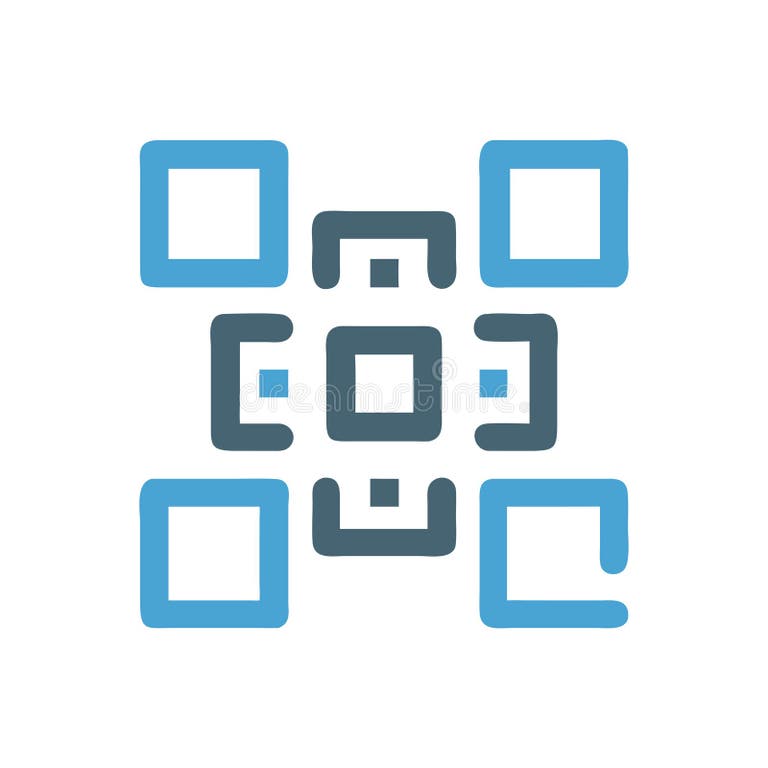 Creative QR Code for Unique Links Stock Vector - Illustration of links ...