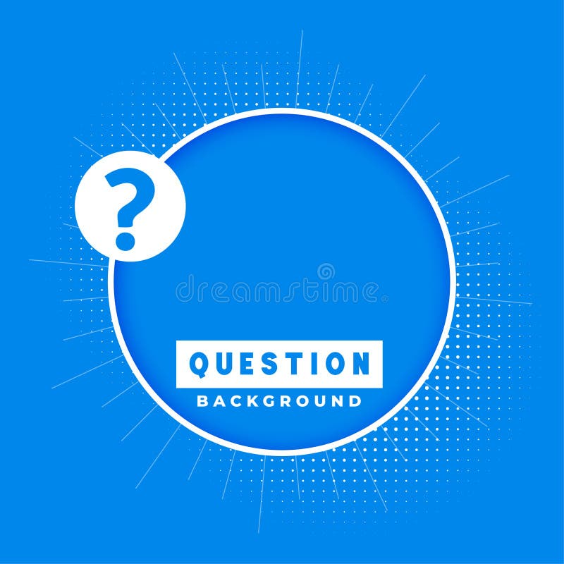 Creative Question Mark Symbol Blue Background for Guidance or Support ...