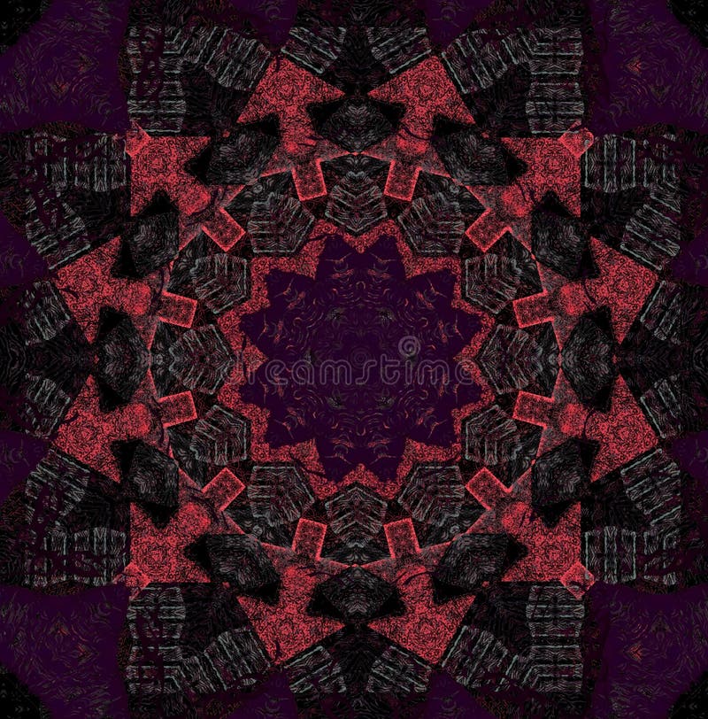 Creative Quicksilver Distortion Red Arrow Design on Dark Grey Textured ...